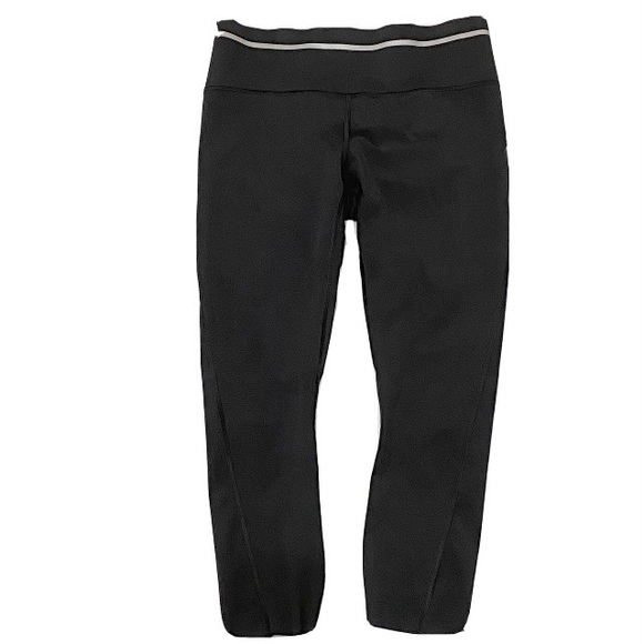 Athleta | Pants & Jumpsuits | Athleta Black Sonic Reflective Seamless ...